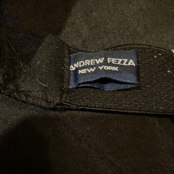 Andrew Fezza | Jackets & Coats | Euc Black Satin 5 Button Backless Tuxedo Formal Vest Black ...